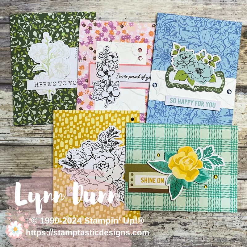 Sunny Springs Card Ideas - Lynn Dunn - Stamptastic Designs LLC